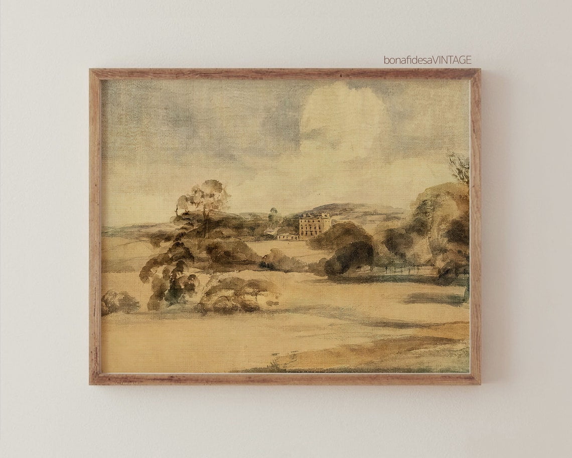 Italian Countryside Print Poster, Vintage , Poster Gallery Wall Art ...