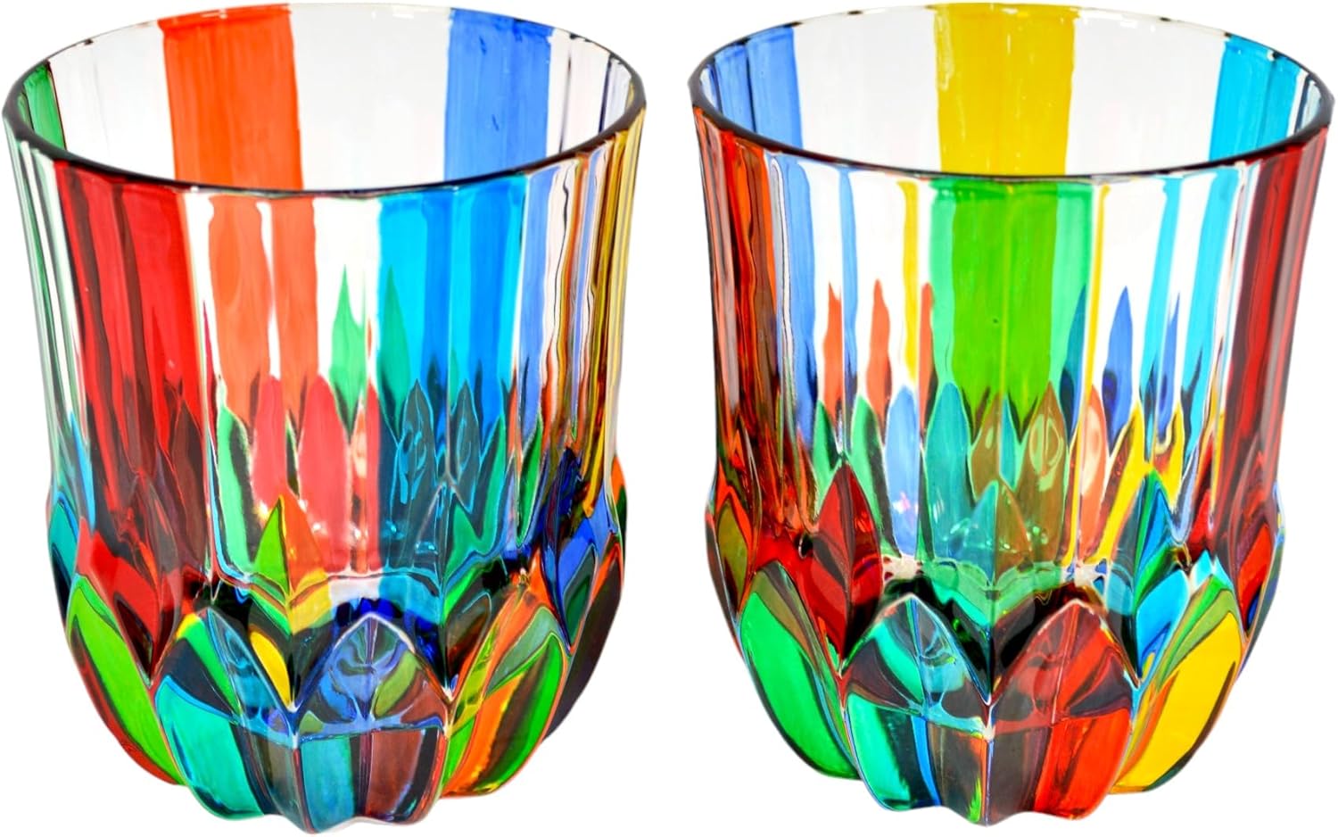 Italian Crystal Whiskey Glasses, Set of 2, Color Swatch, Premium Scotch ...