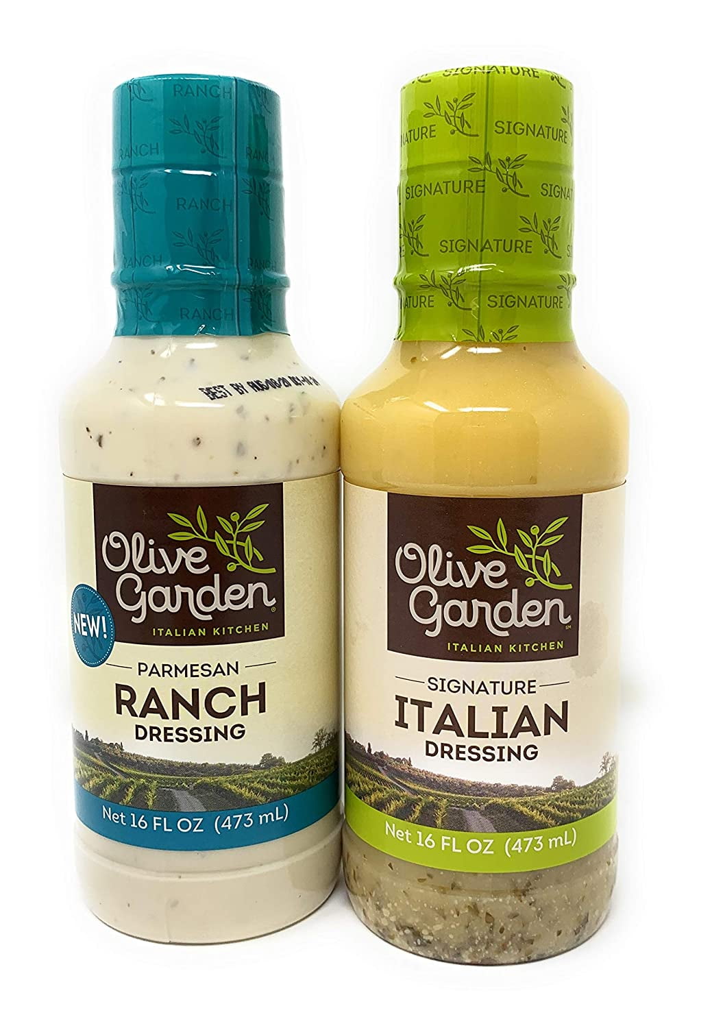 Italian Dressing (16 fl oz) Parmesan Ranch Dressing (16 fl oz)! (2 Pack ...