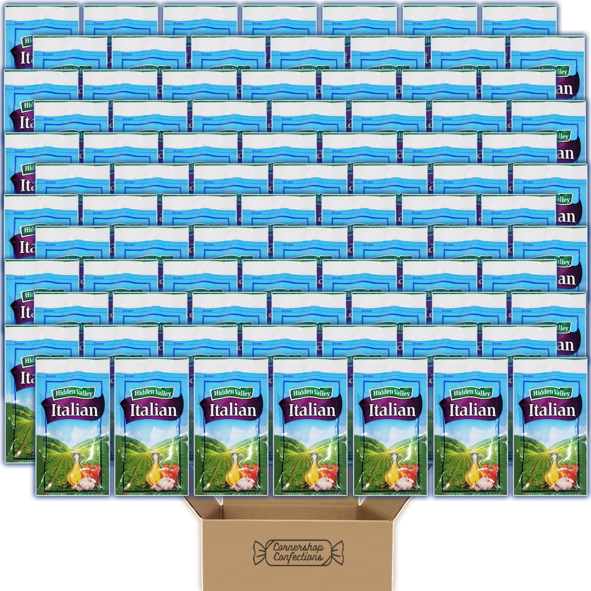 Italian Dressing Bulk Pack - 84 Individually Sealed 1.5 Ounce Packets ...