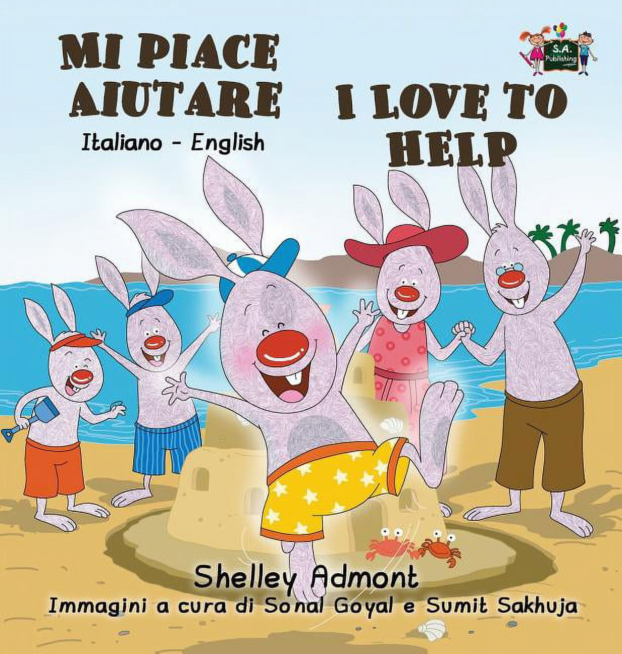 Italian English Bilingual Collection: Mi piace aiutare I Love to Help ...