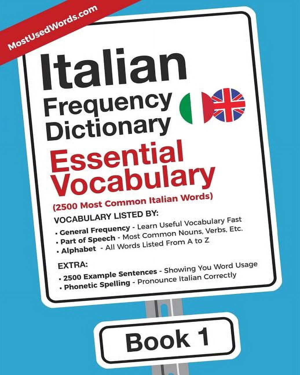 Italian-English: Italian Frequency Dictionary - Essential Vocabulary ...