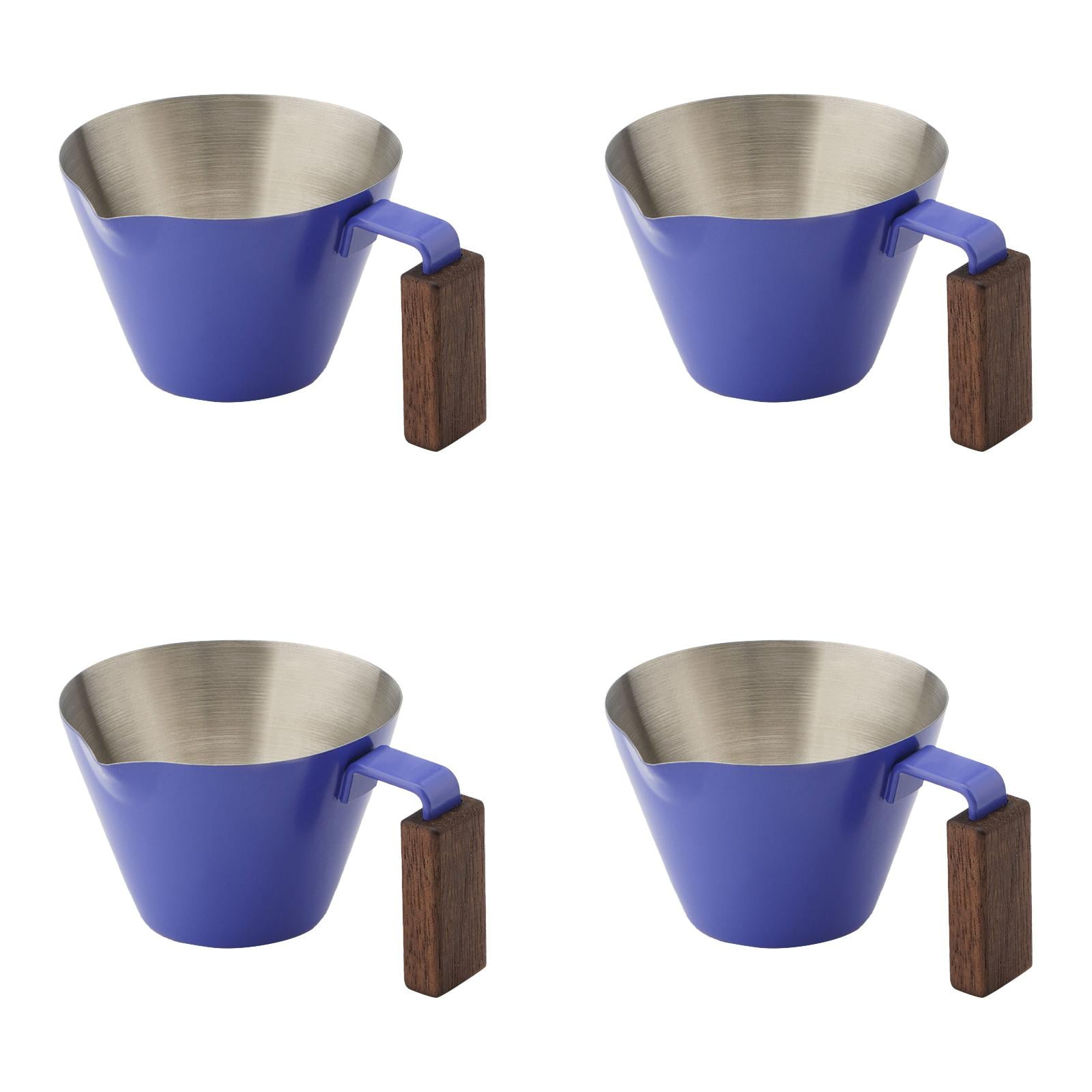 Italian Espr.esso Cup 100ml Ounce Cup Stainless Steel Purple Extraction ...