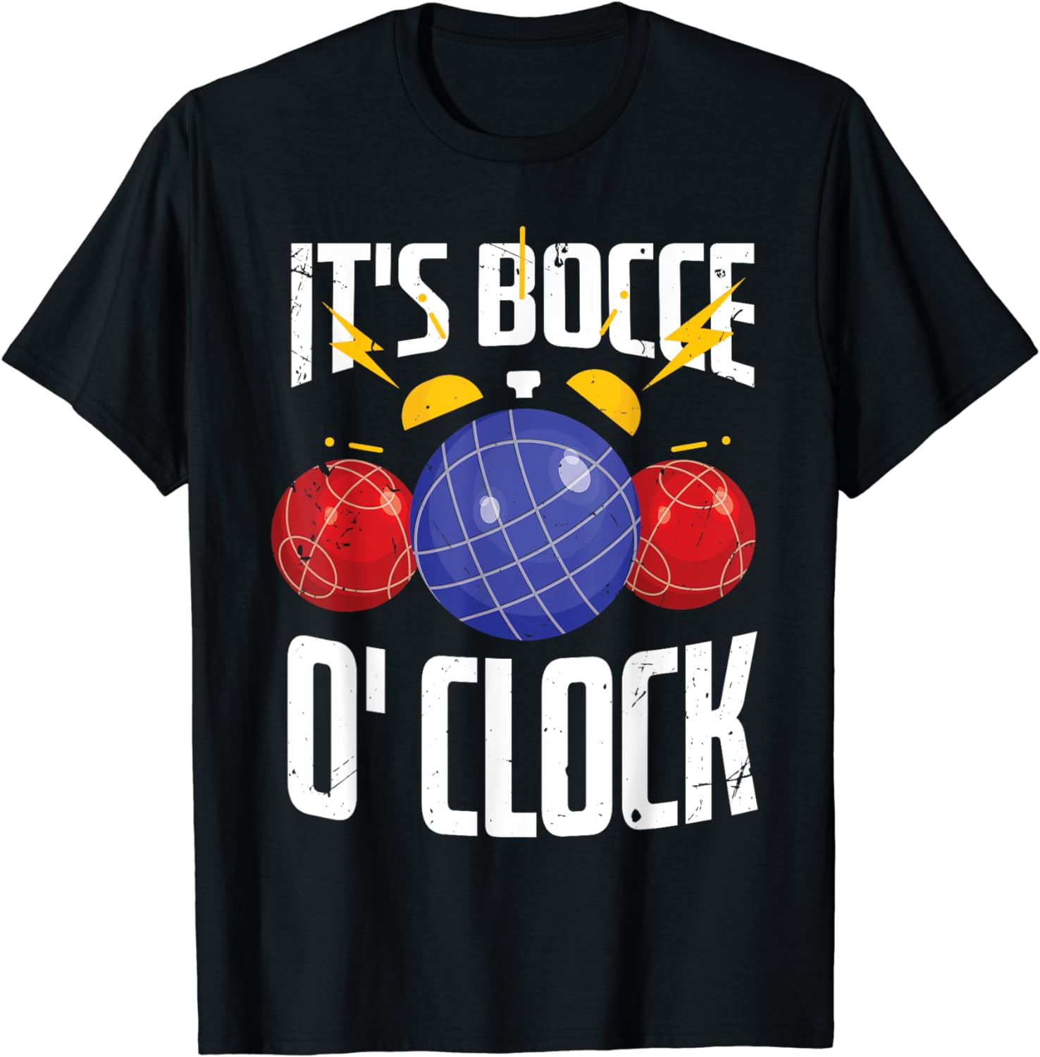 Italian Family Bowling Game Italy Player Funny Bocce Ball T-Shirt ...