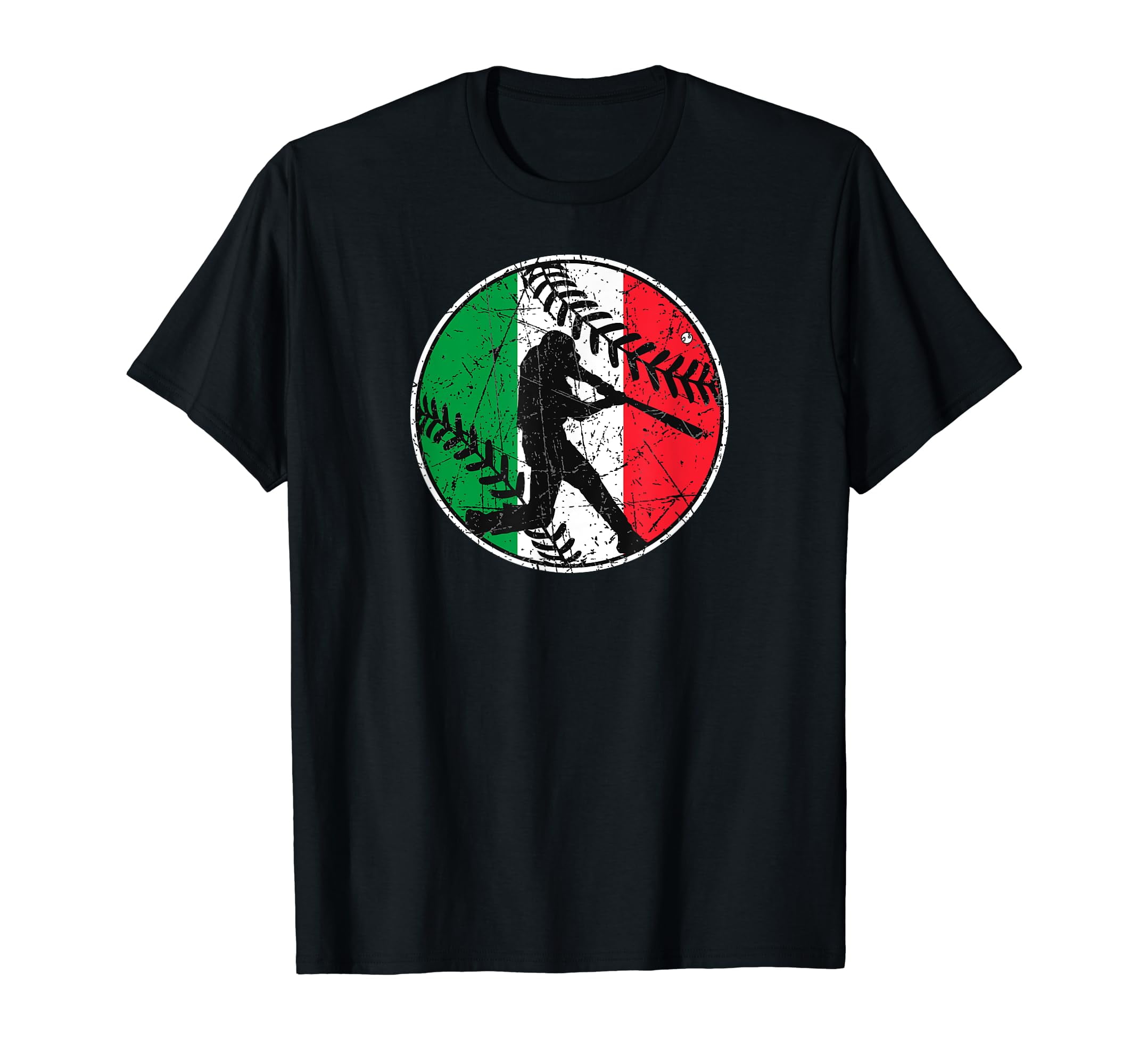 Italian Flag Baseball Hitter Italy Flag T-Shirt - Walmart.com