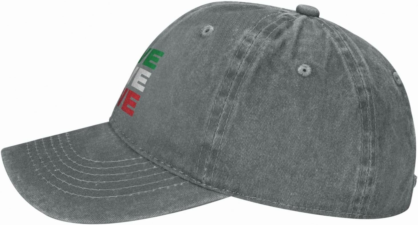 Italian Flag Cap – Show Your Italy Love, Black Trucker Hat for Men ...