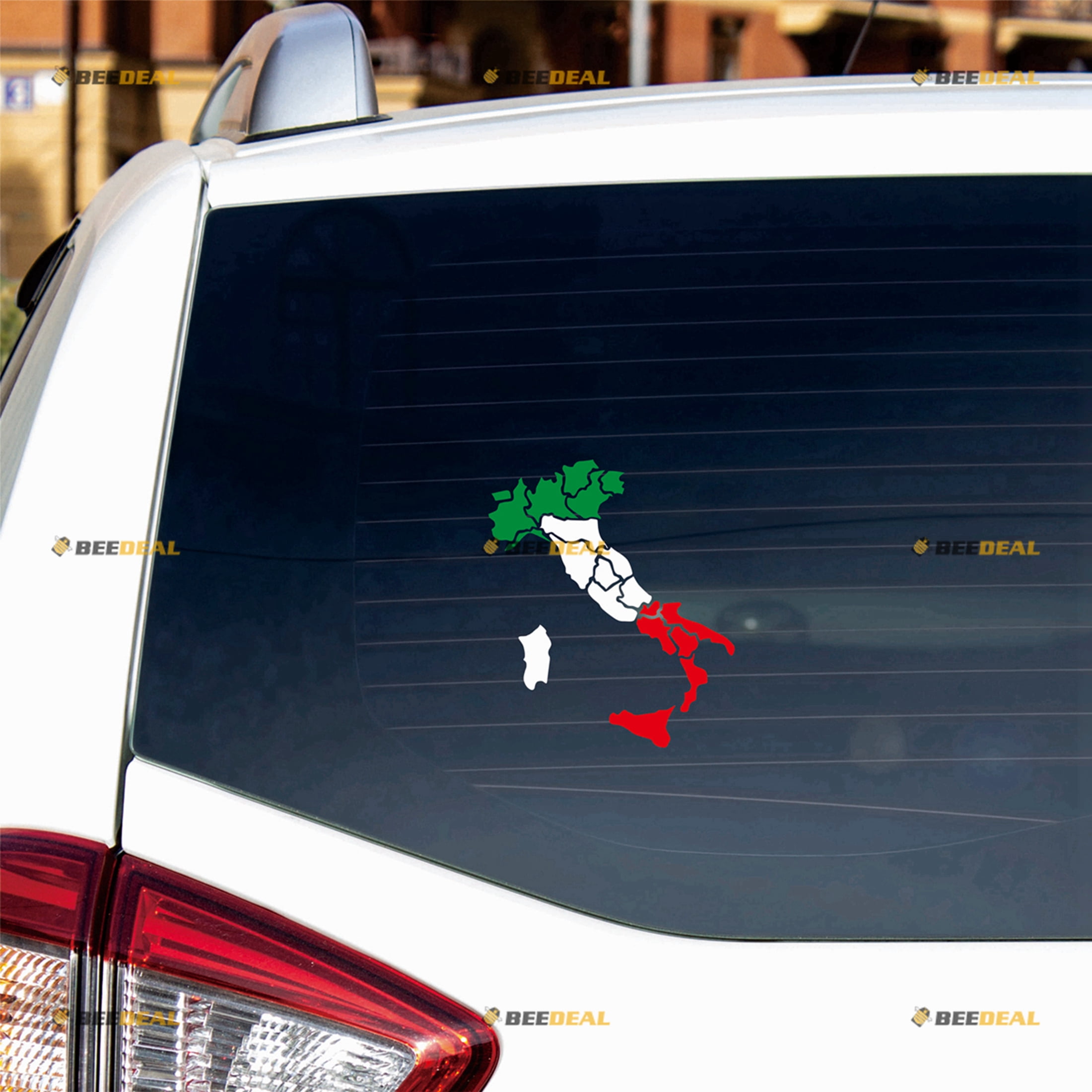 Italian Flag Italy Sticker Decal Vinyl Regions - Tricolor 4" - For Car ...