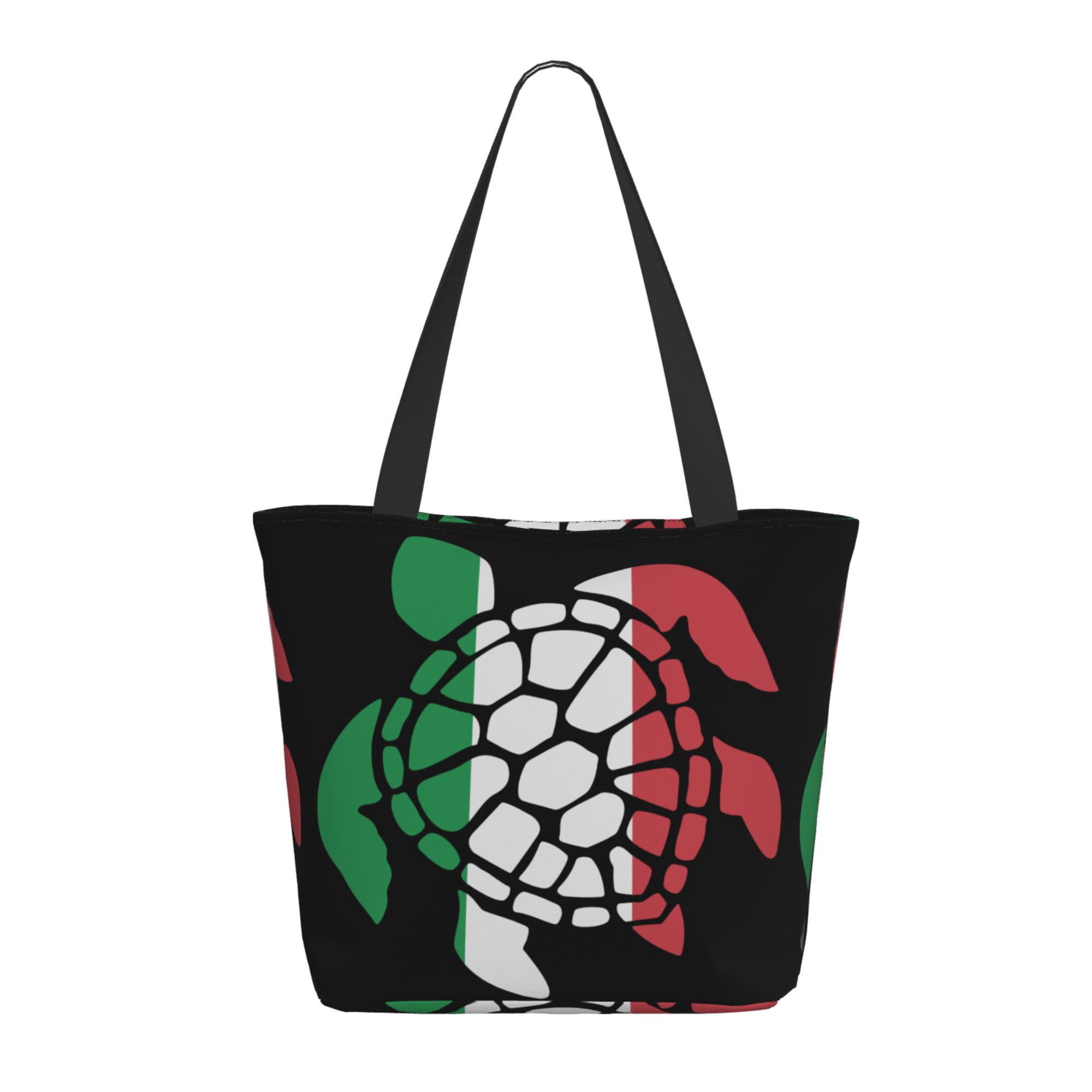 Italian Flag Turtle Bag Pattern For Women Gift Tote Bag For Vacation ...