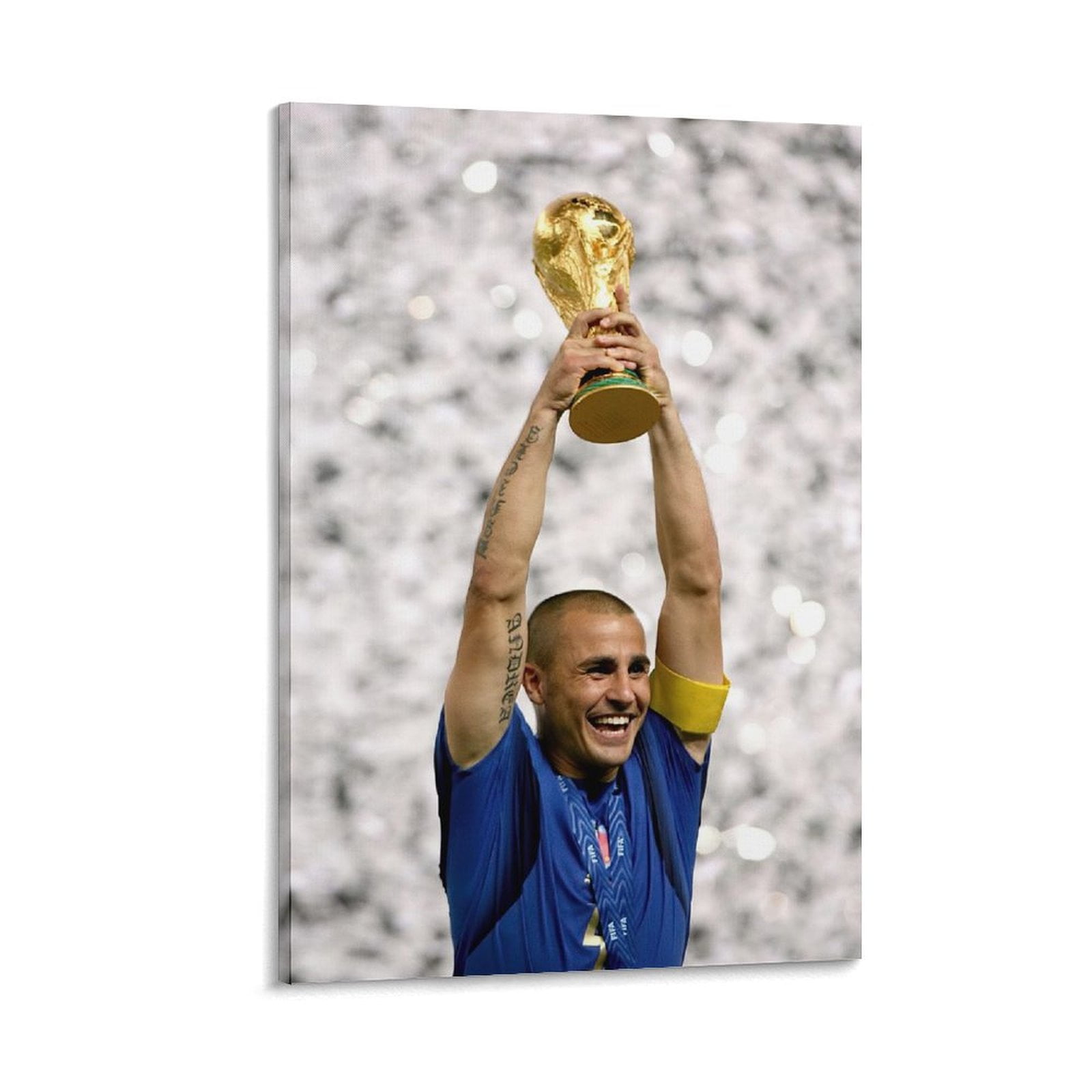 Italian Footballers Fabio Cannavaro Poster Artworks Canvas Poster Room ...