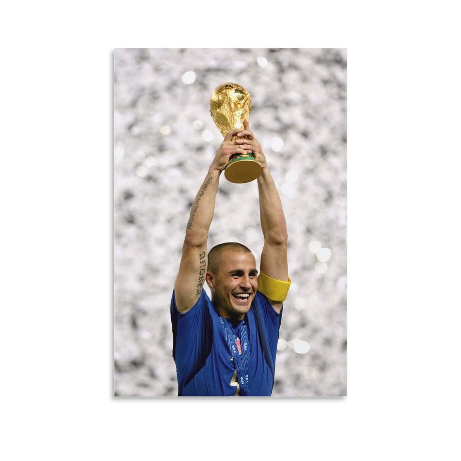Italian Footballers Fabio Cannavaro Poster Poster Decorative Painting ...