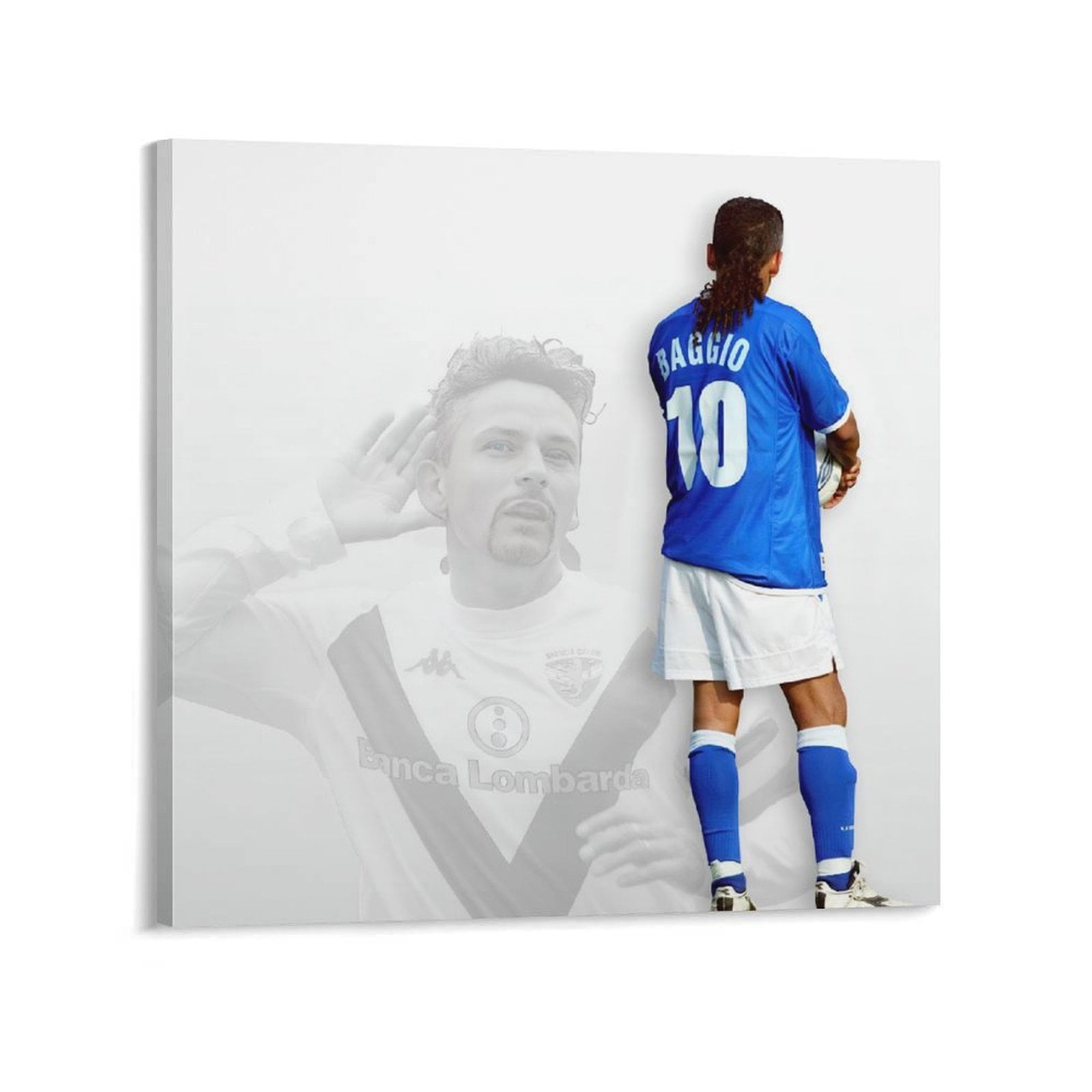 Italian Footballers Roberto Baggio Poster Posters Wall Art Painting ...