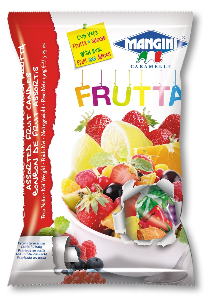 Italian Fruit Jam Filled Candy (Frutta) 150g Bag (5 pcs) - Walmart.com