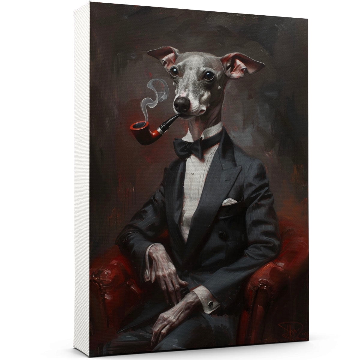 Italian Greyhound Dog prints wall art Poster Unframe, Italian Greyhound ...