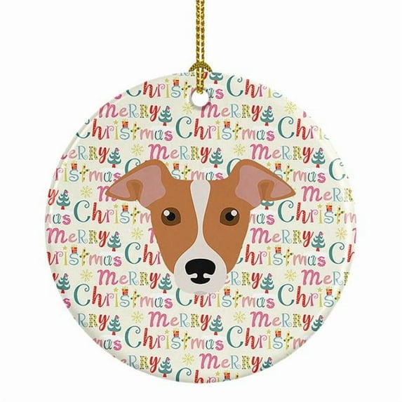 Italian Greyhound Merry Christmas Ceramic Ornament 2.8 in x 2.8 in ...