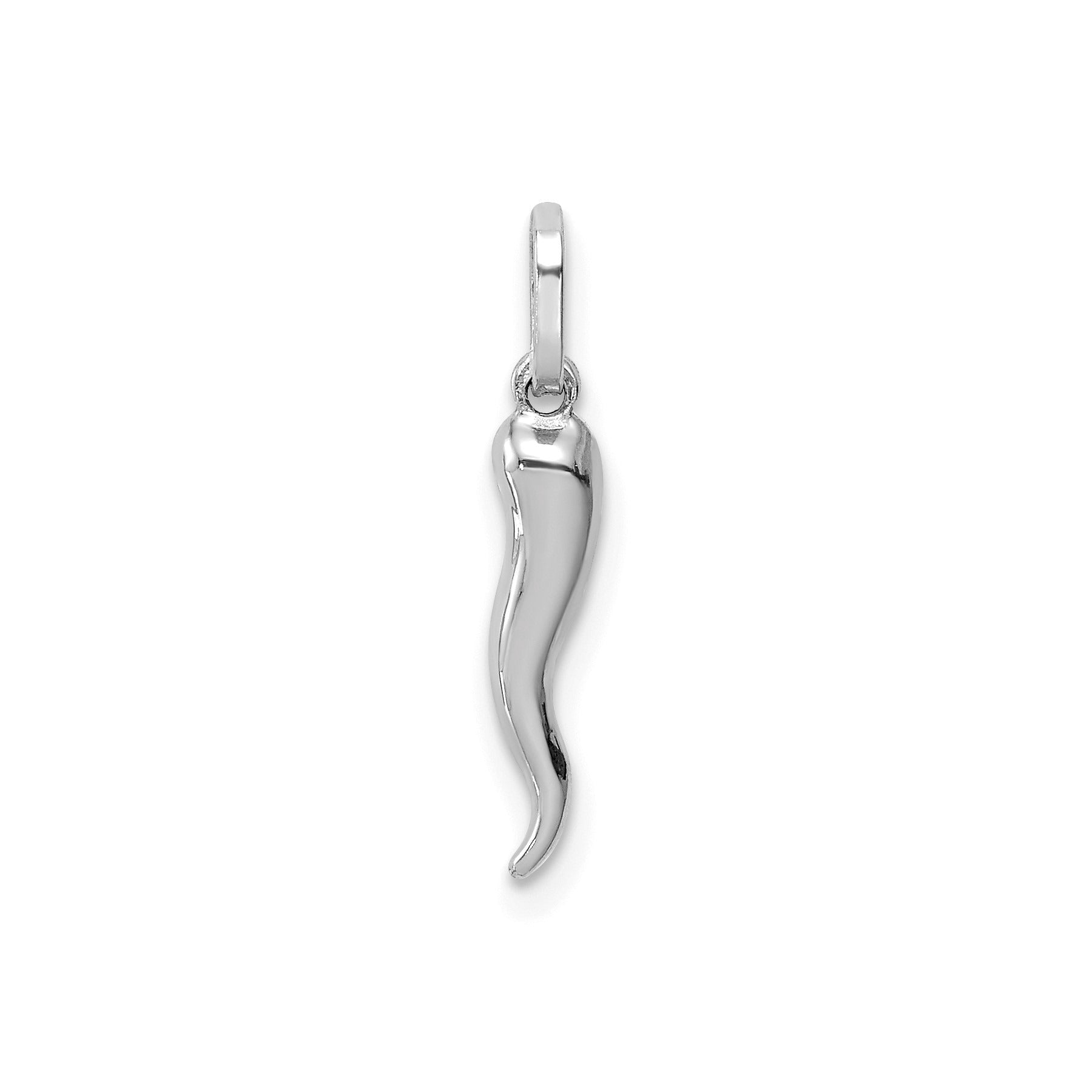 Italian Horn 14k Gold Luck Pendant - Walmart.com