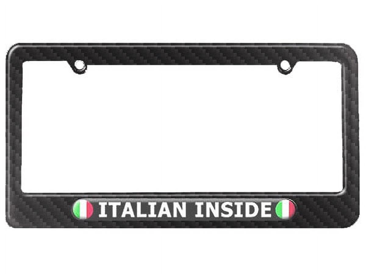 Italian Inside - Italy Country License Plate Frame - Walmart.com