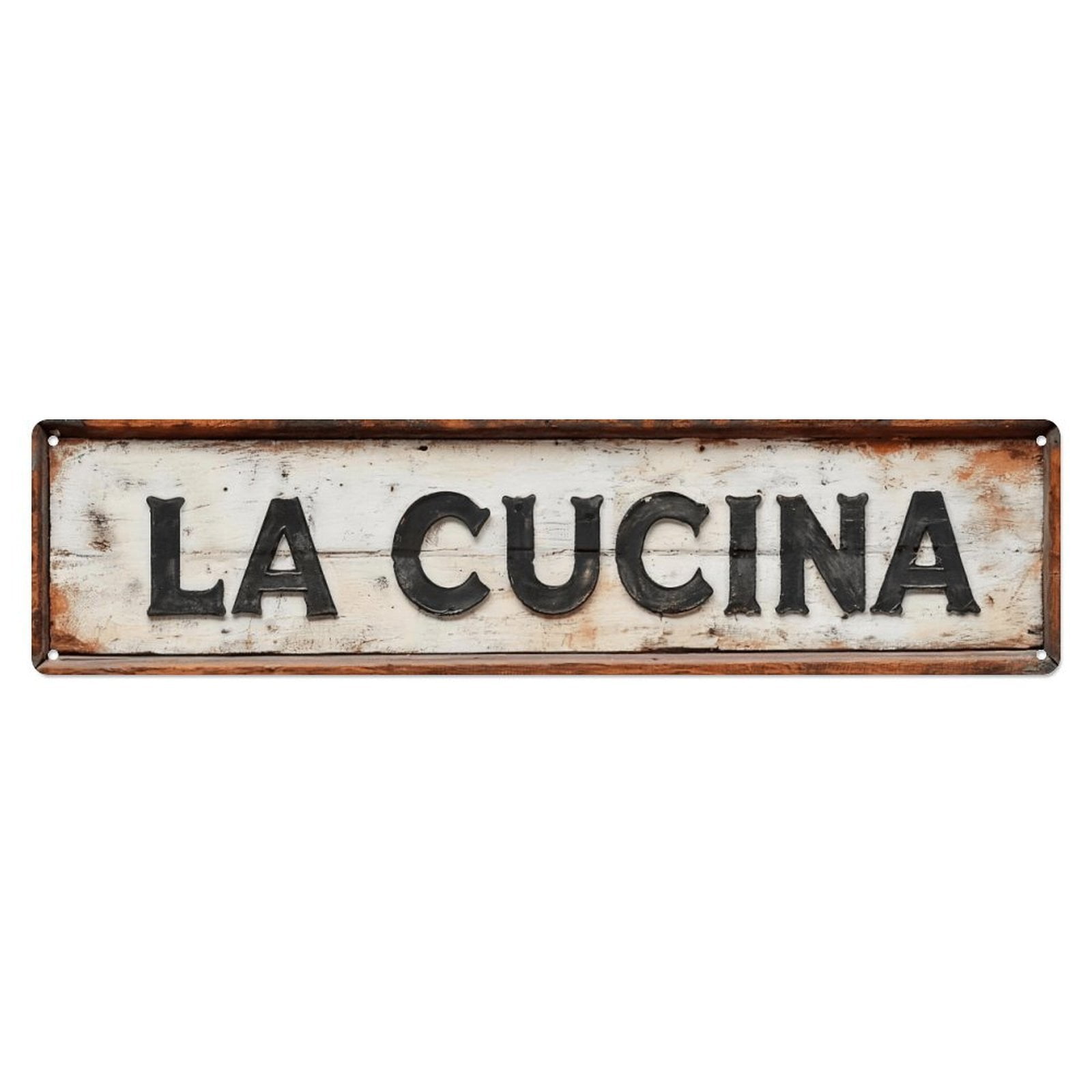 Italian Kitchen LA CUCINA Tin Sign Vintage Metal Poster Living Room Bar ...