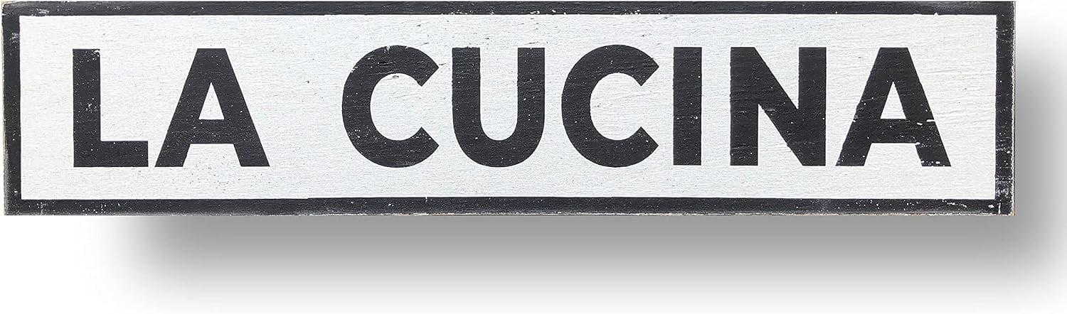 Italian Kitchen Sign, Italian Chef Wall Decor, Italian Sign, Italian ...