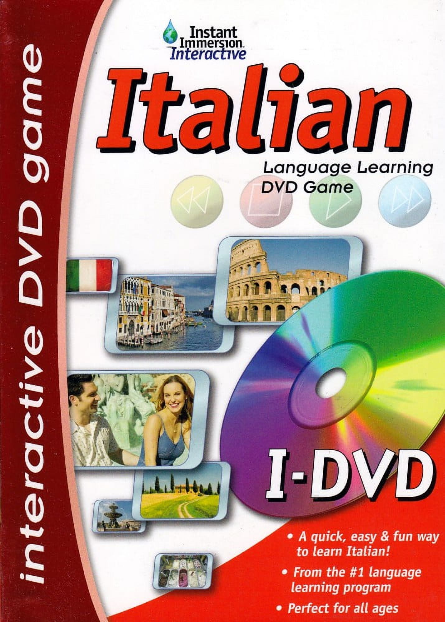 Italian Language Learning Interactive DVD Game - Works with DVD Player ...