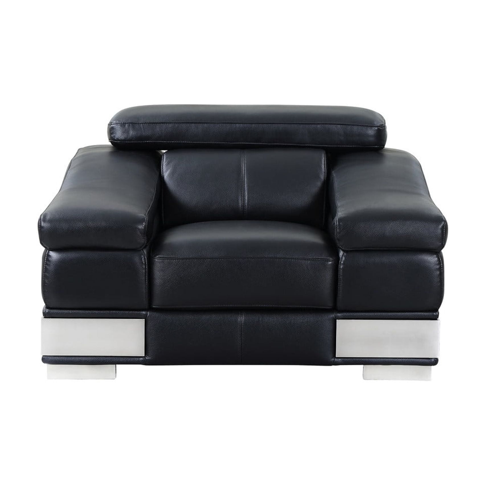 Italian Leather, Kiln - dried Hardwood / Stable Chair for Living ...