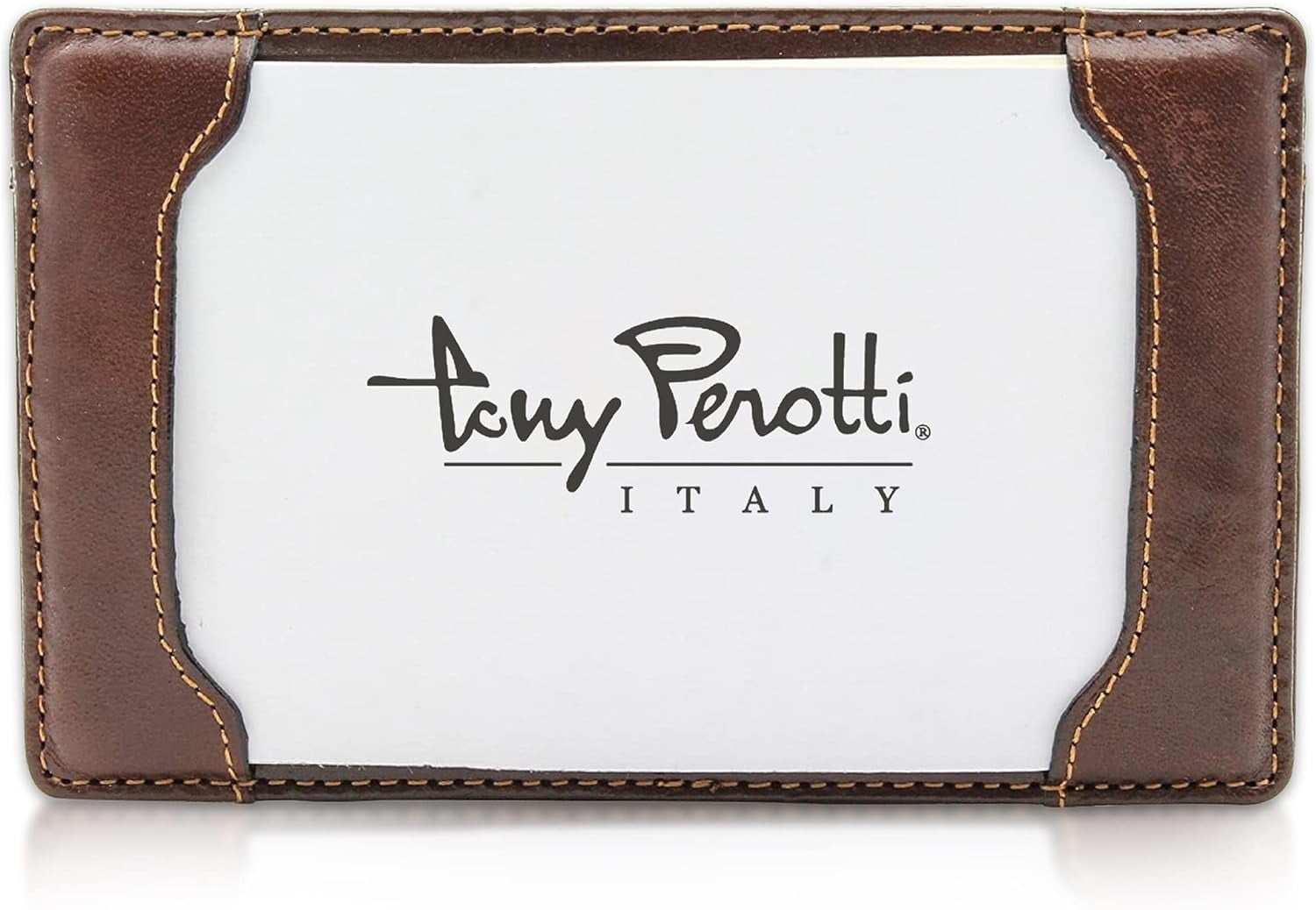 Italian Leather Pocket Index Card Holder 3x5 - Portable Index Card Case ...