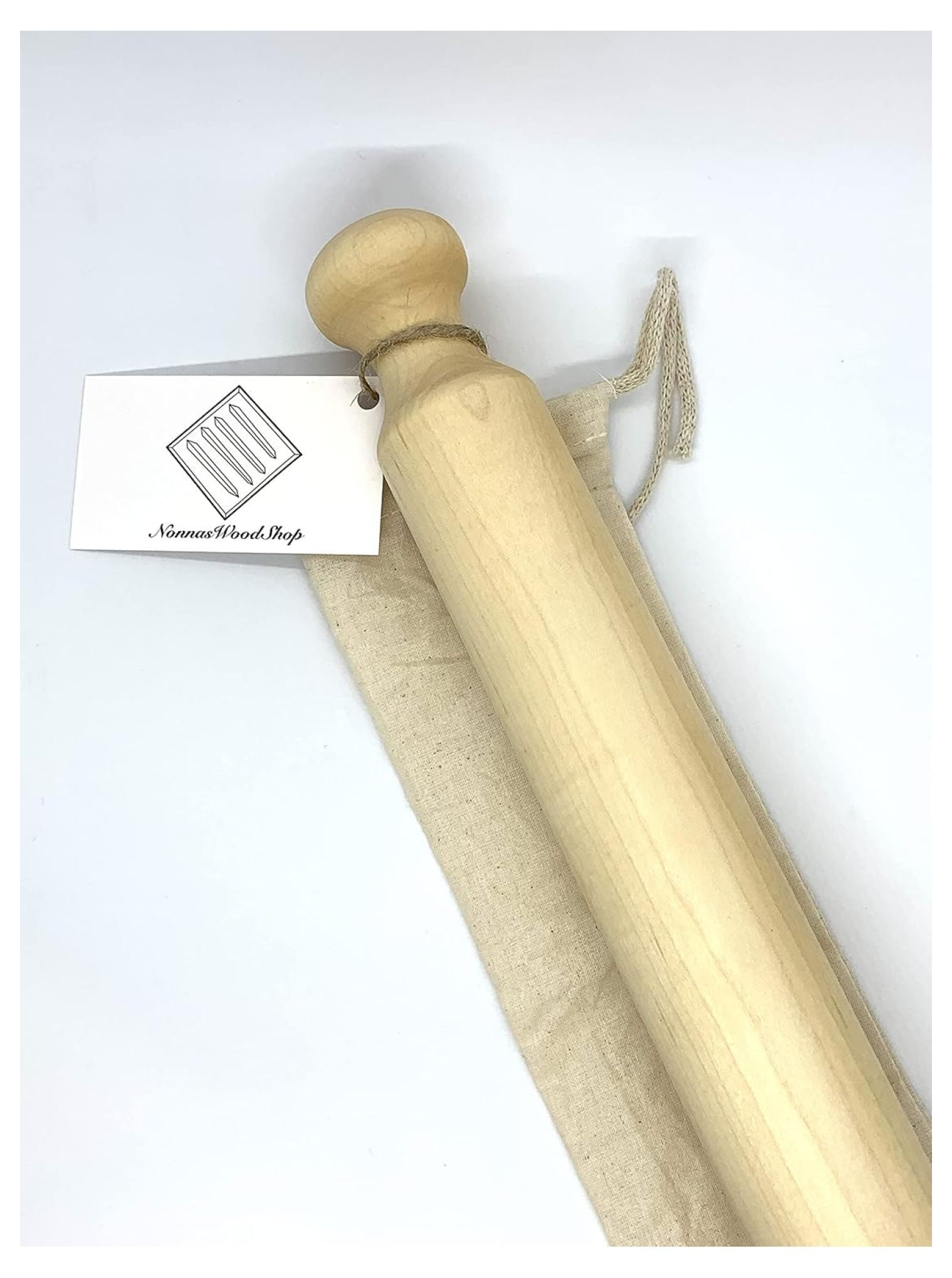 Italian Mattarello, Sicilian Slugger, Pasta Rolling Pin (30") - Walmart.com