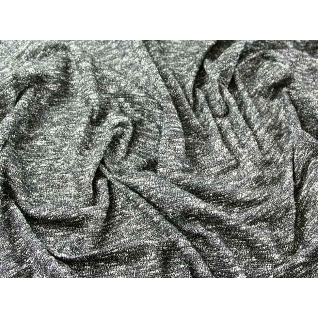 Italian Metallic Slub Texture Stretch Jersey Dress Fabric - per yard ...