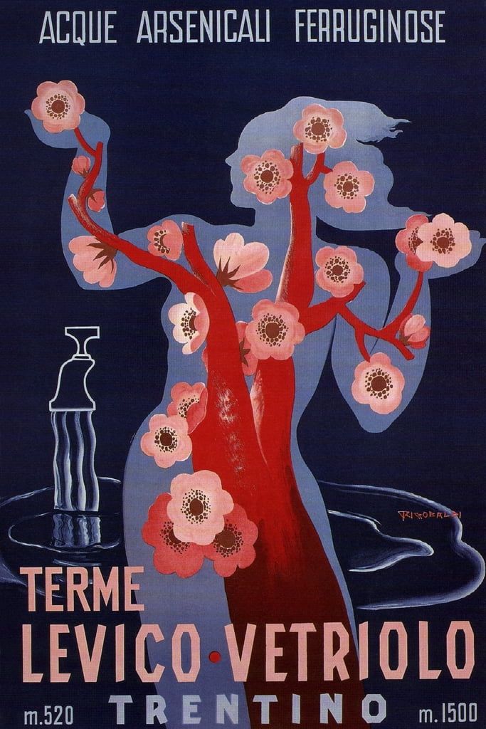 Italian Mineral Water Terme Levico Vetriolo Trentino Acque Arsenicali ...