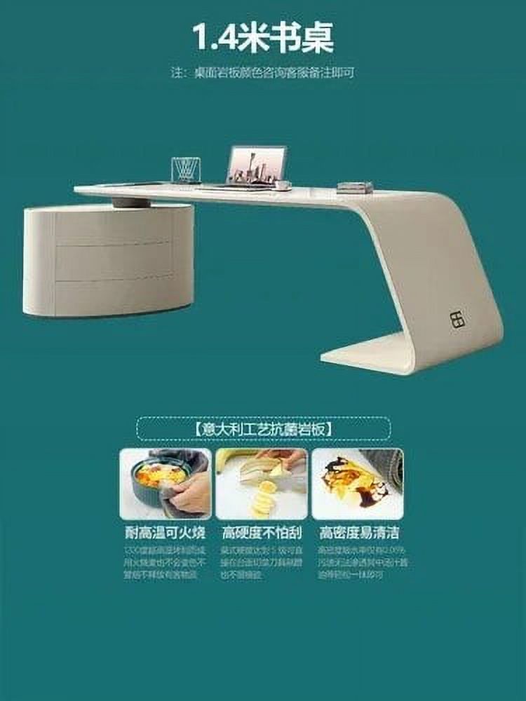 Italian Minimalism Office Desks Slate Light Luxury Modern Household ...