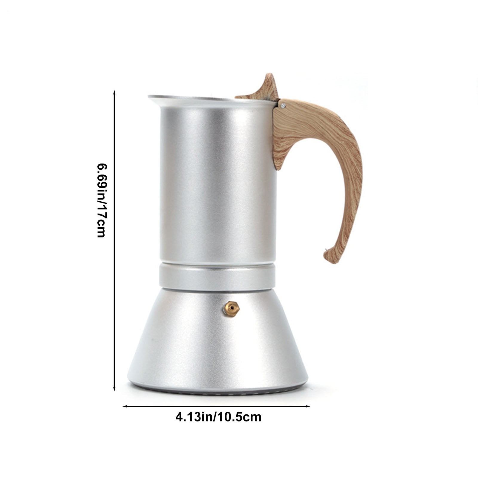 Italian Mocha Pot | 150ml Aluminum Stovetop Espresso Maker for ...