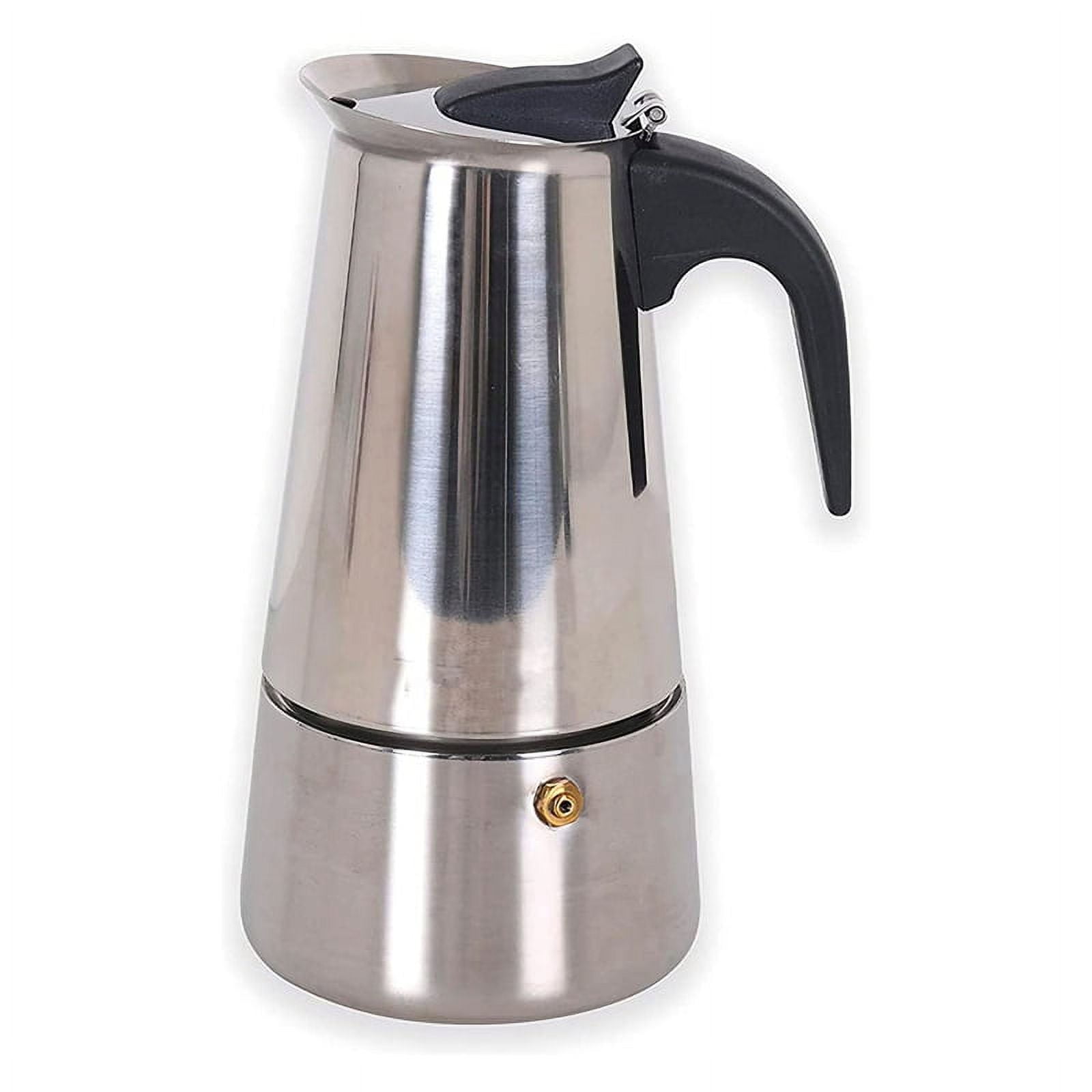 Italian Moka Pot 2 Cups,Induction Coffee Maker - Walmart.com