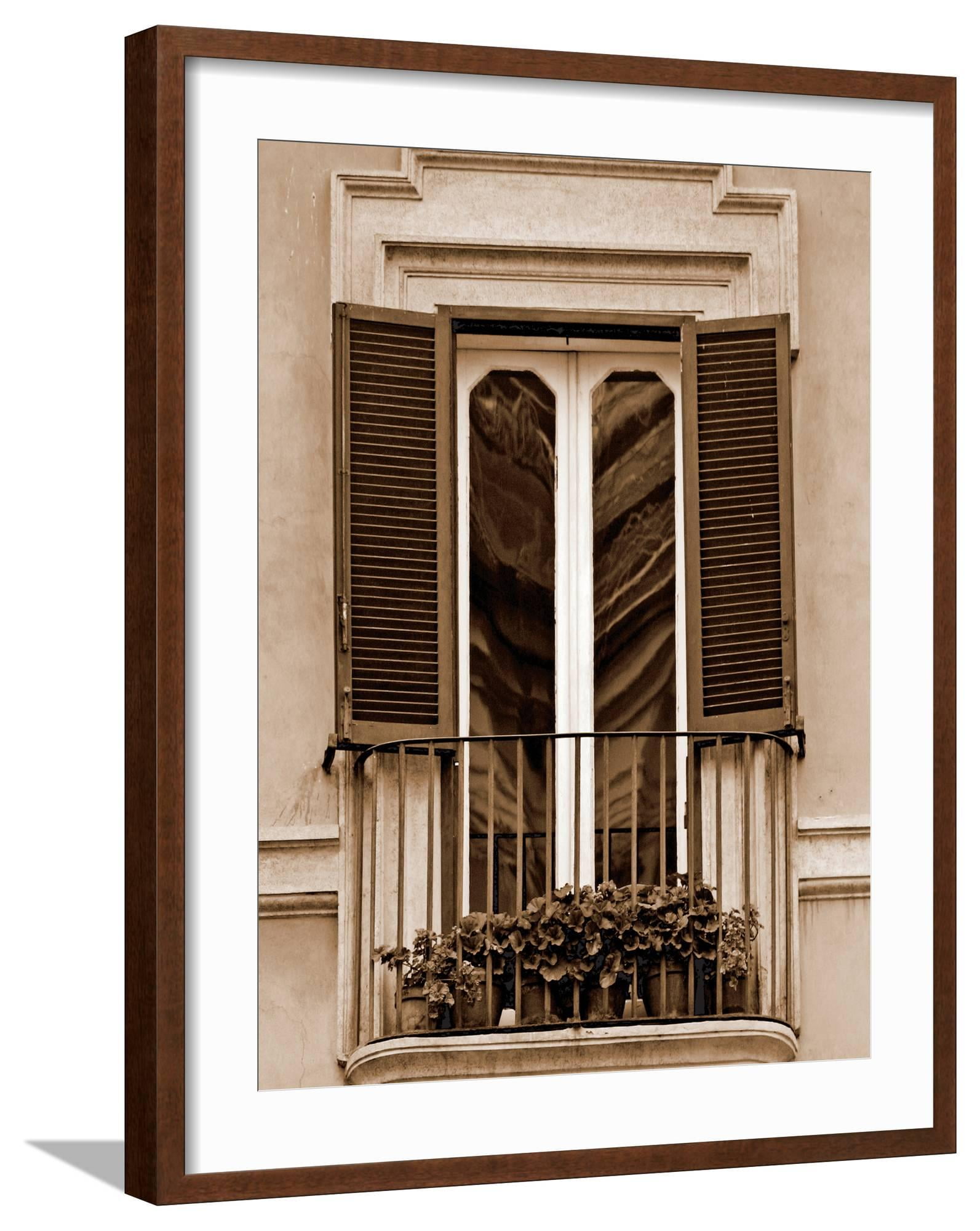 Art.com Italian Moments III Art Print by Boyce Watt, Brown Frame Wall ...