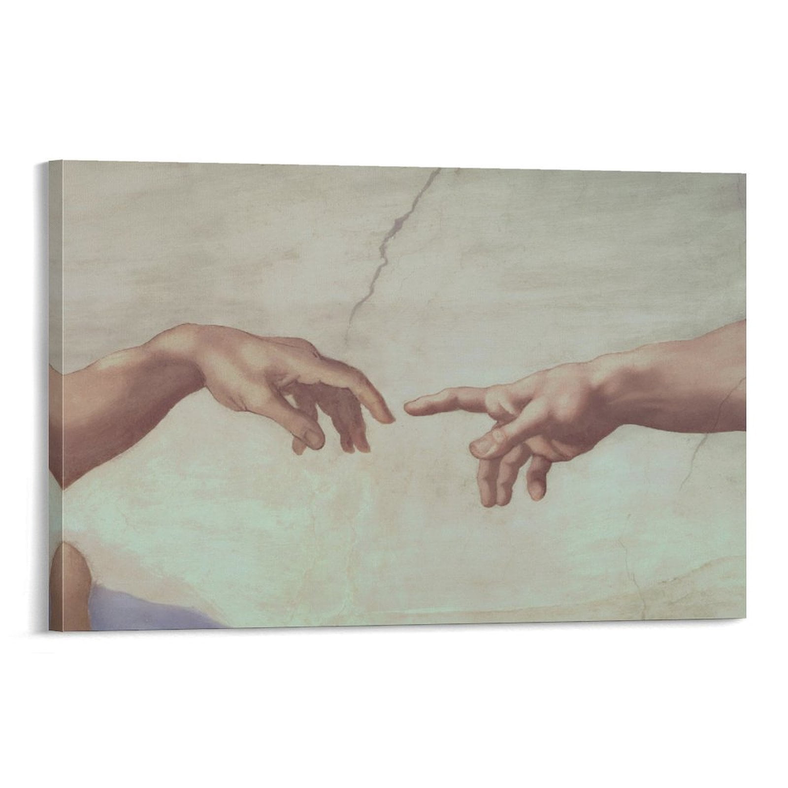 Italian Painters Michelangelo The Creation of Adam Poster (2) Canvas ...