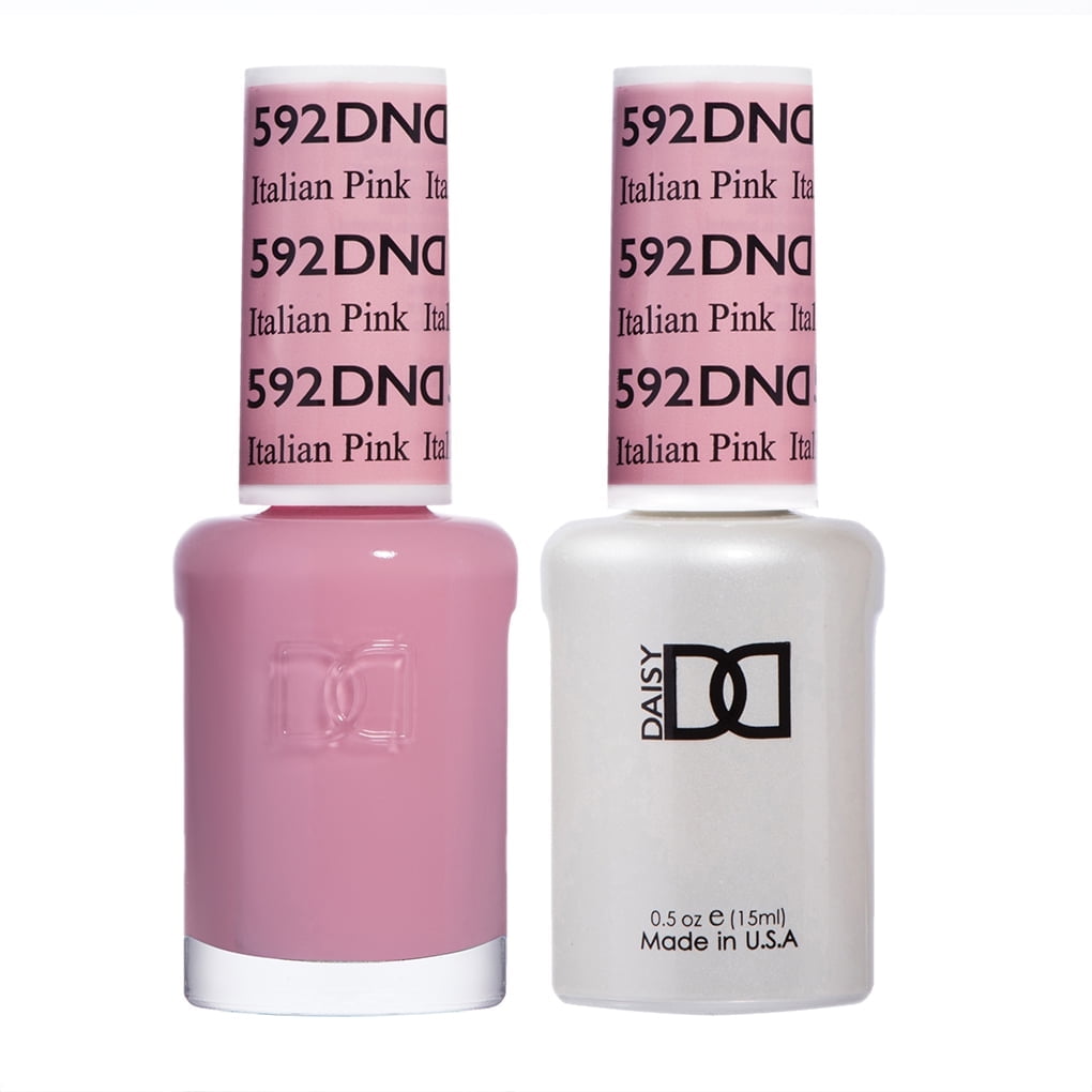 Italian Pink #592 & Matching Polish Set - DND Gel & Lacquer - Walmart.com