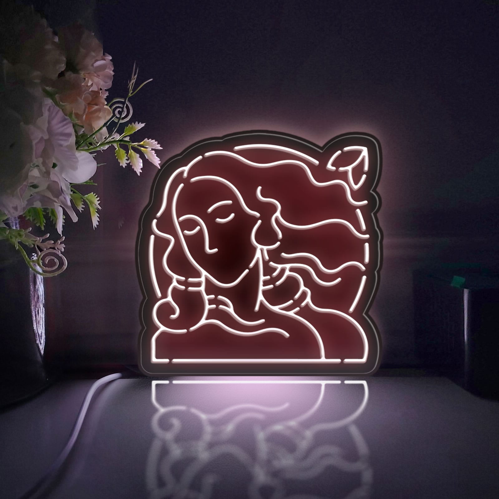 Italian Renaissance Led Light Box, Dimmable Neon-Like Light Signs USB ...