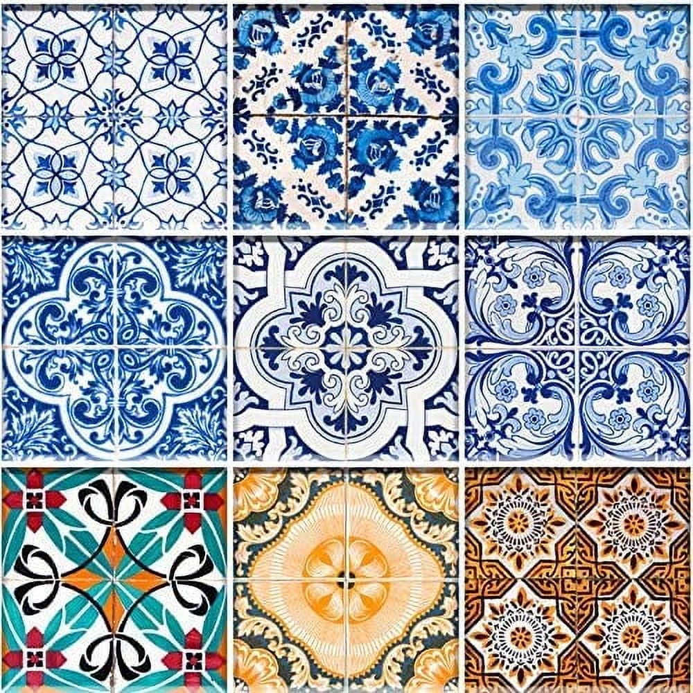 Italian Retro Tile #7 Wedding Tile Edible Icing Image Cake Topper-1/4 ...