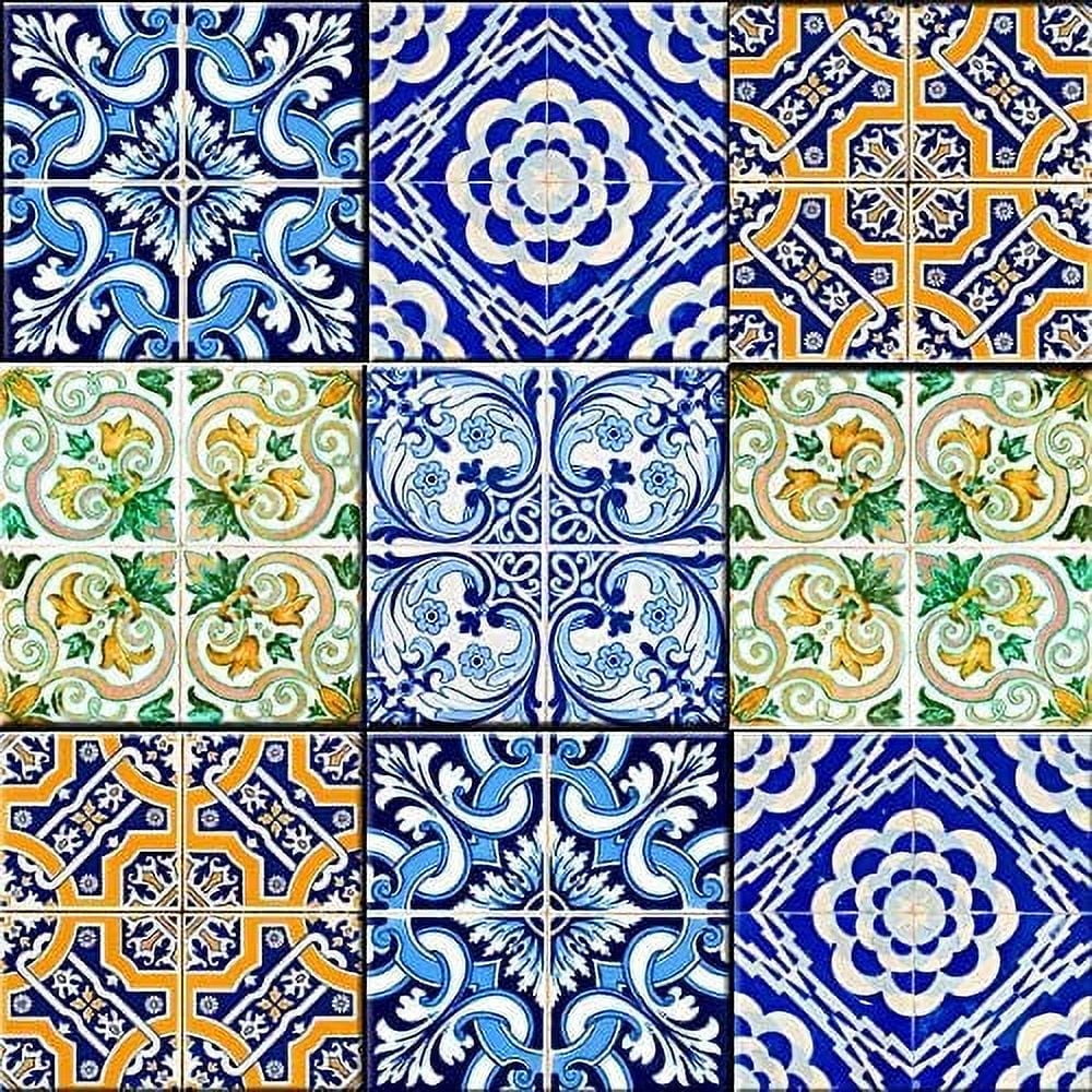 Italian Retro Tile Wedding Favors Tile Edible Cake topper fits 1/4 ...