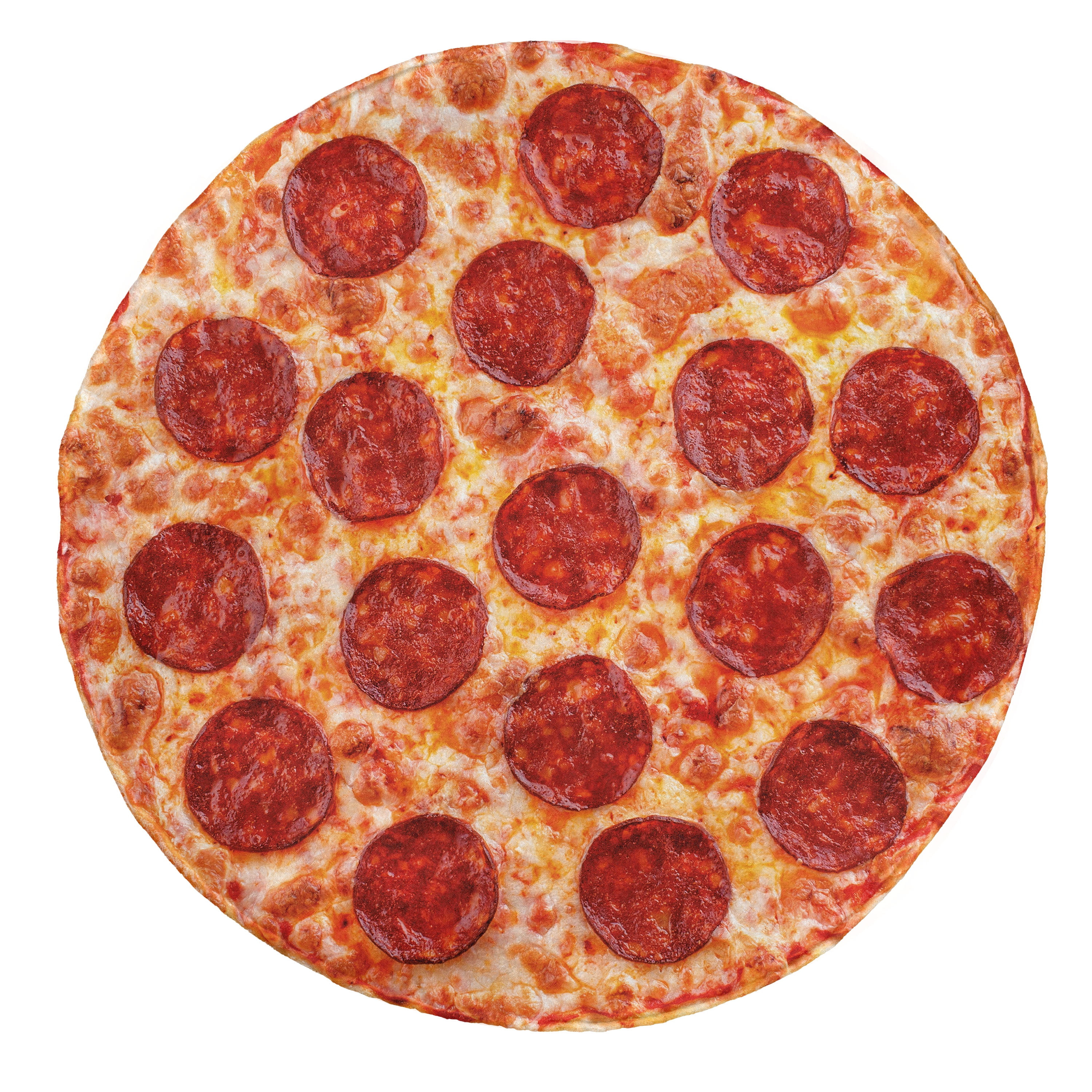 Italian Round Blanket, Pizza with Pepperoni Bologna Sausage and ...