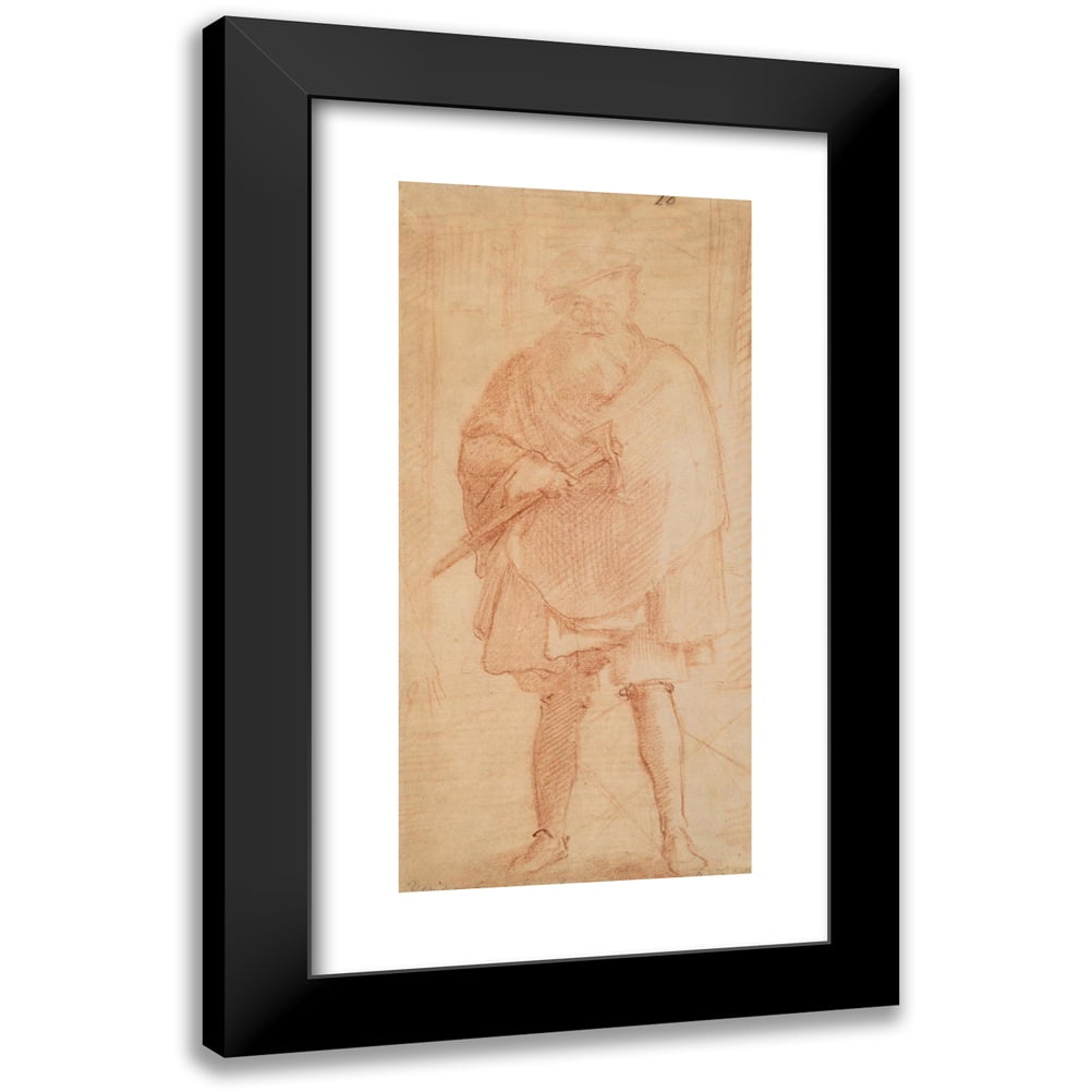 Italian School 9x14 Black Modern Framed Museum Art Print Titled - A ...