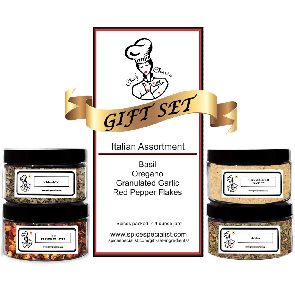 Italian Spice Assortment Set by - Includes 4 different Seasonings - 1 ...