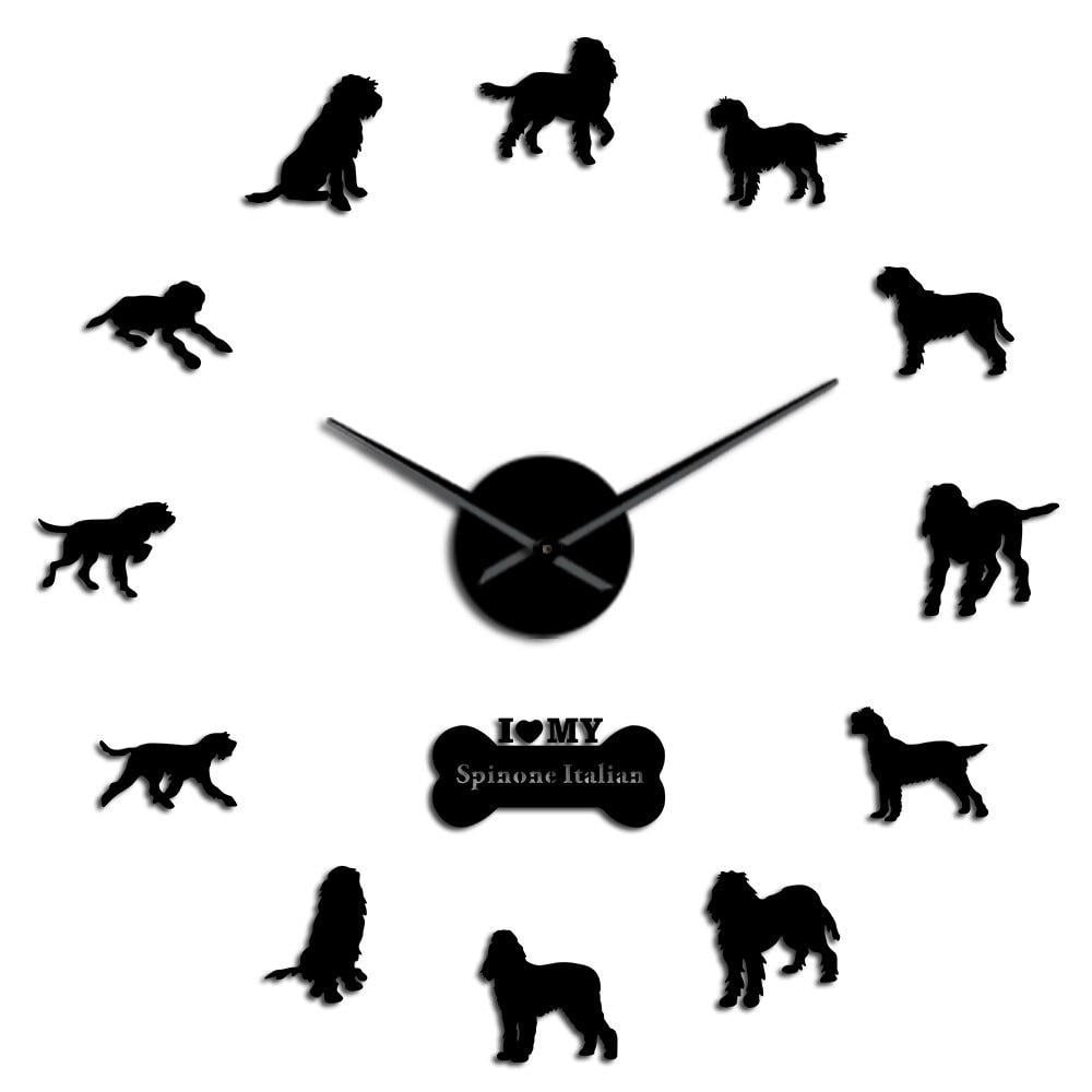 Italian Spinone Griffon Wire-haired Pointer Large DIY Wall Clock Bracco ...