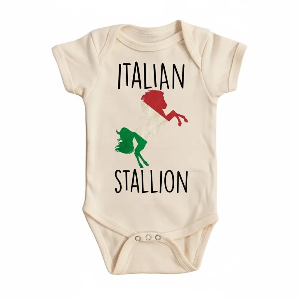 Italian Stallion Newborn Baby Bodysuit - Walmart.com