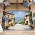 Italian Street Home Decor & Gifts, Retro Courtyard Rugs for Living Room ...