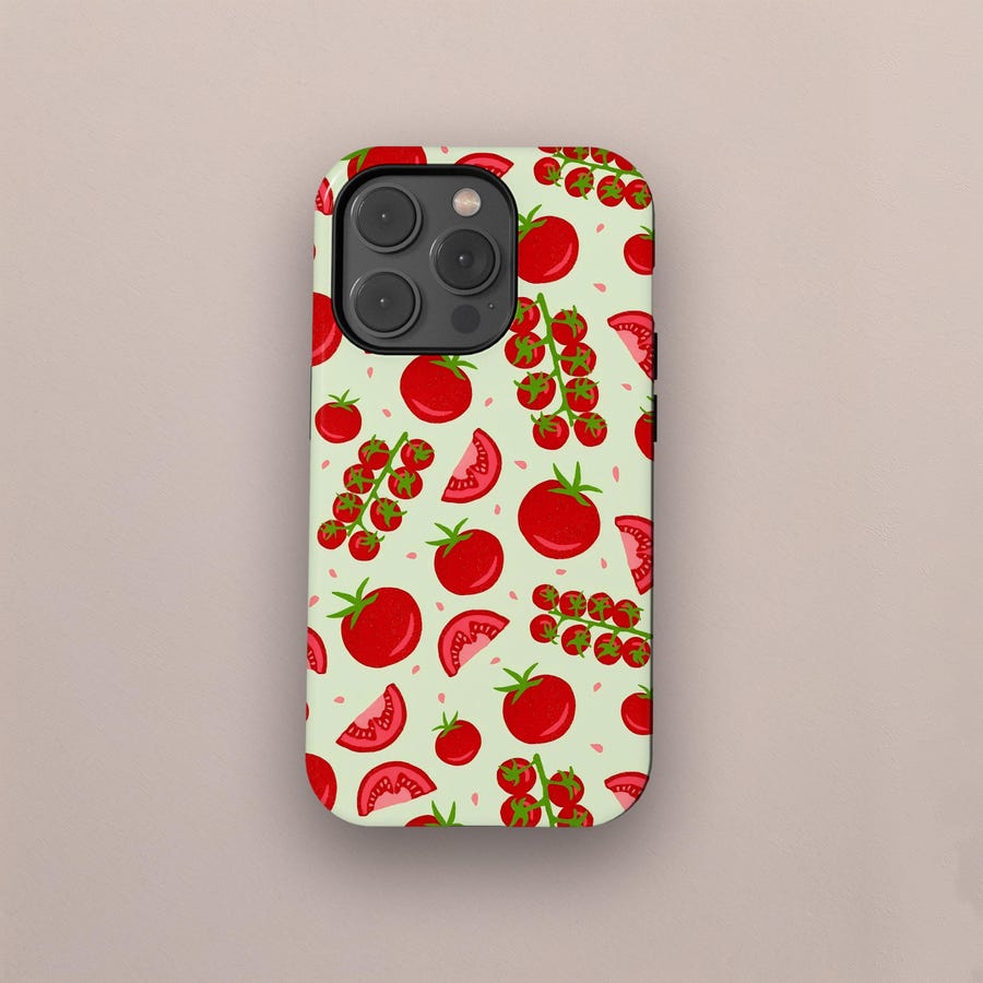 Italian Summer Food Art Tomato Sauce Phone Case for 17 16 15 14 13 12 ...