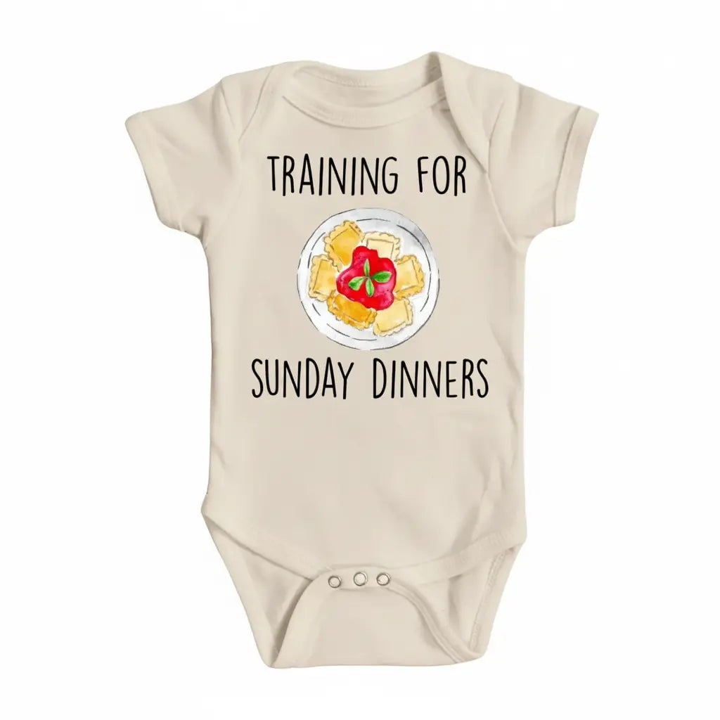Italian Sunday Dinner Newborn Gift Baby Bodysuit - Walmart.com
