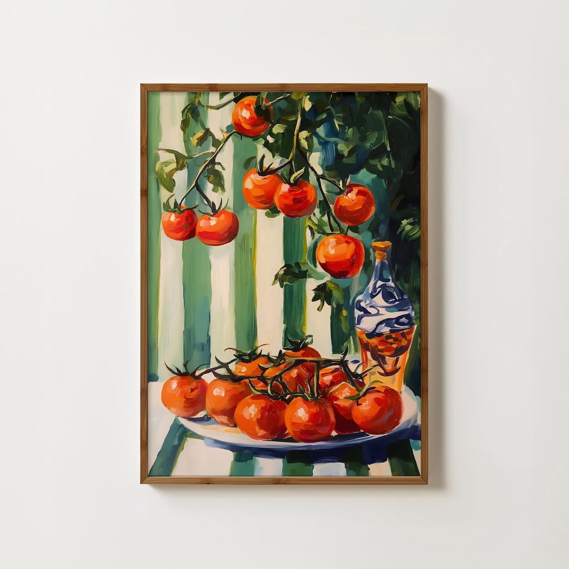 Italian Tomatoes Print Kitchen Wall Art Tomato Food Italian Dining ...