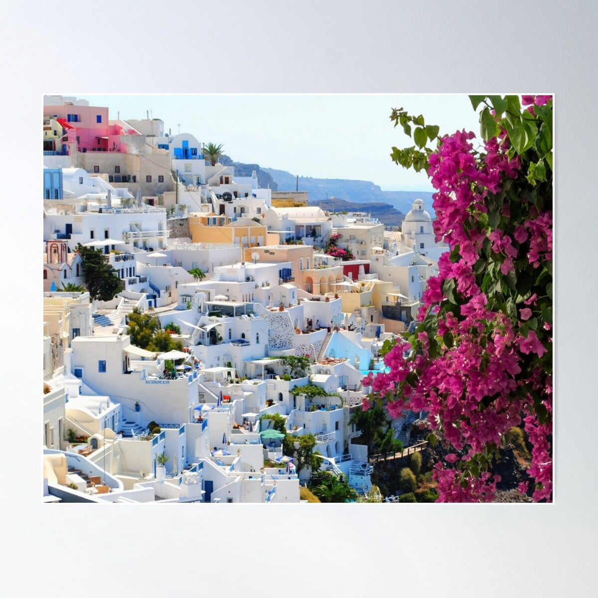 Italian Vacation Poster Wall Art, Modern Wall Decor For Living Room ...