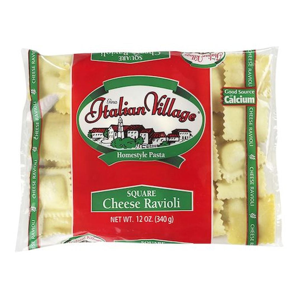 Italian Village Square Cheese Ravioli, 12 Ounce -- 12 per case ...