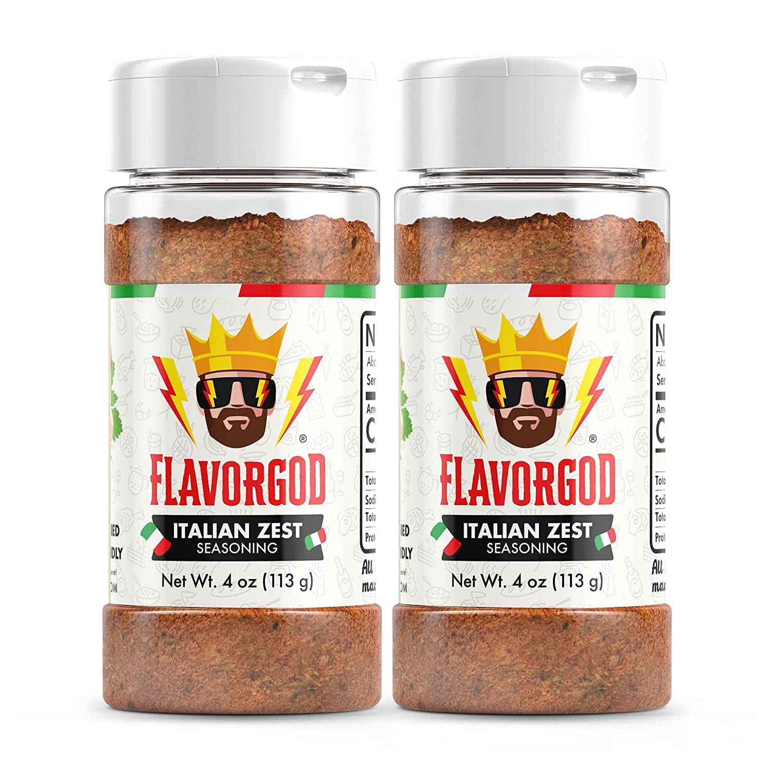 Flavor God Mild Italian Zest Seasoning - Authentic Italian Kitchen ...