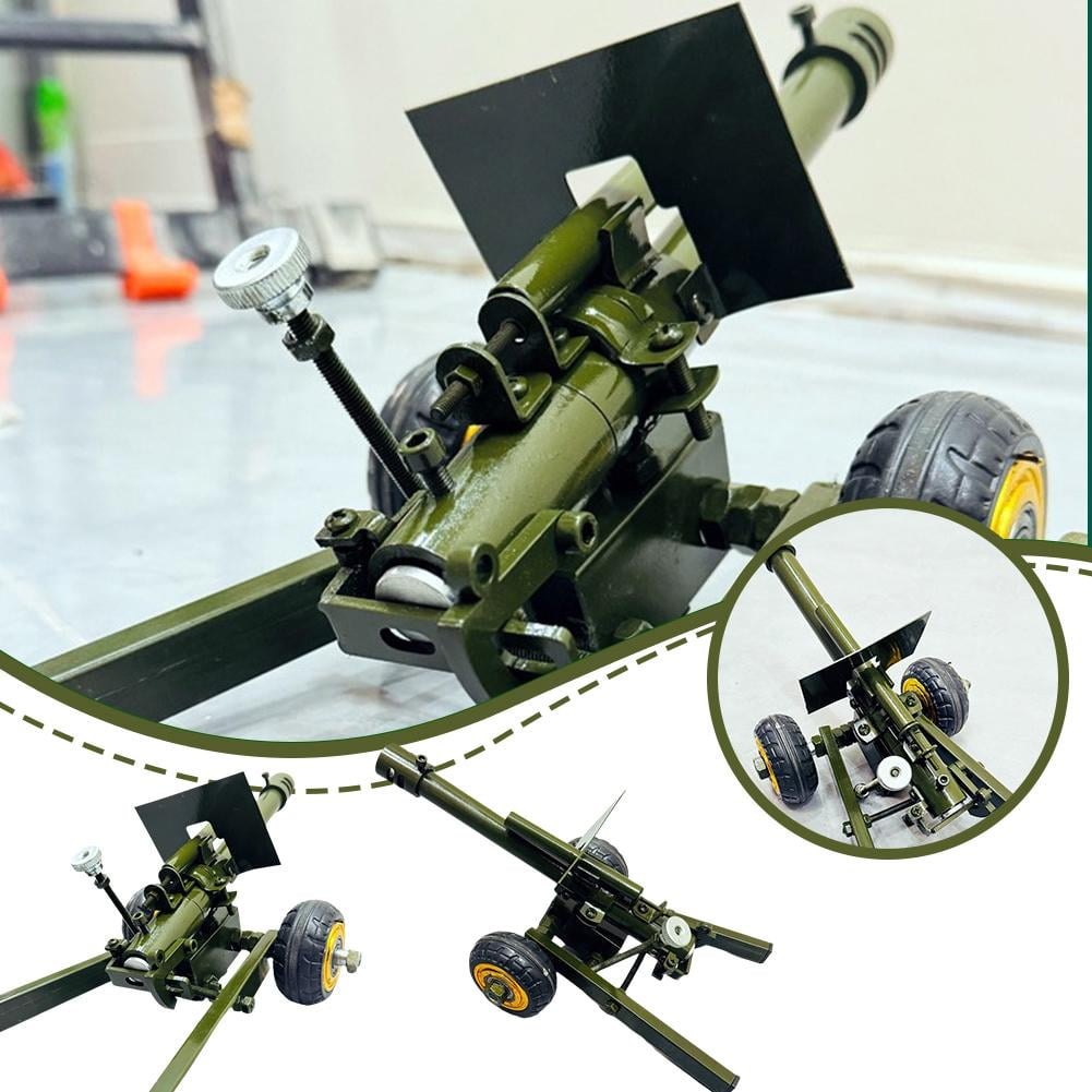 Italian cannon with 1 eggshell Italian cannon cannon artifact double kick metal cannon office ...